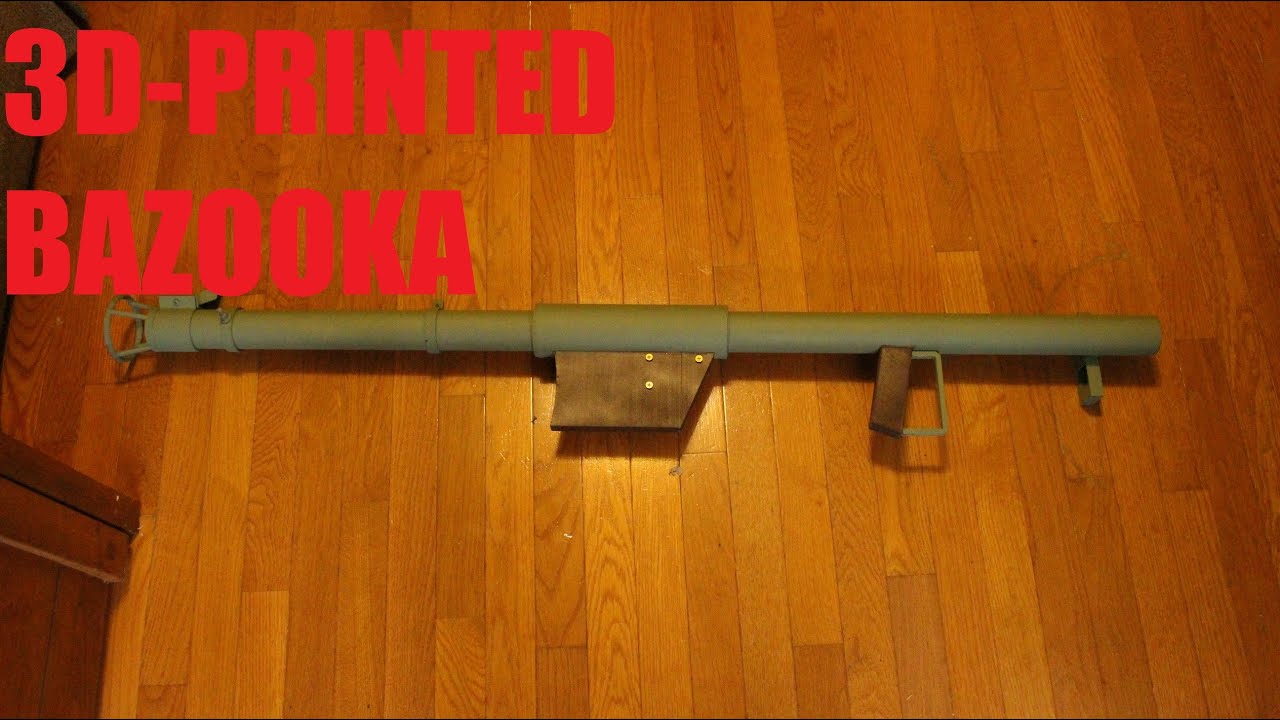Building a 3D Printed Bazooka Prop - YouTube