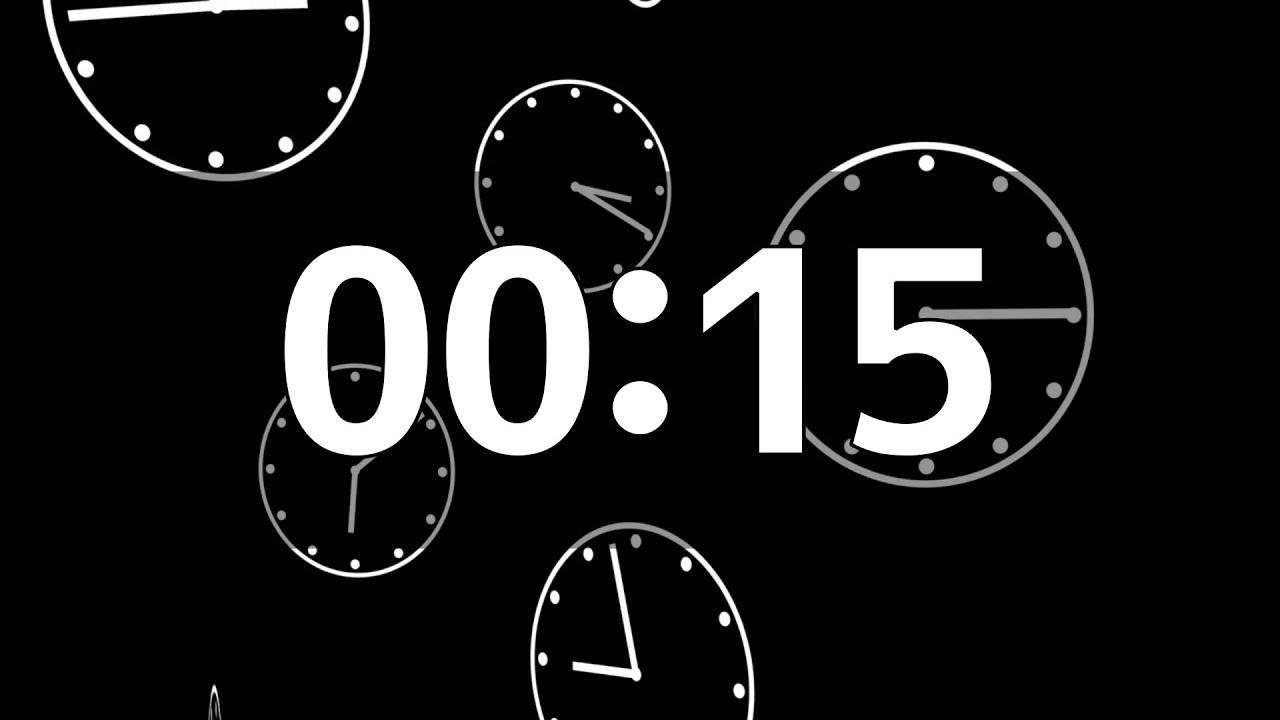 15 seconds Timer - Countdown Alarm Beep at the end - YouTube