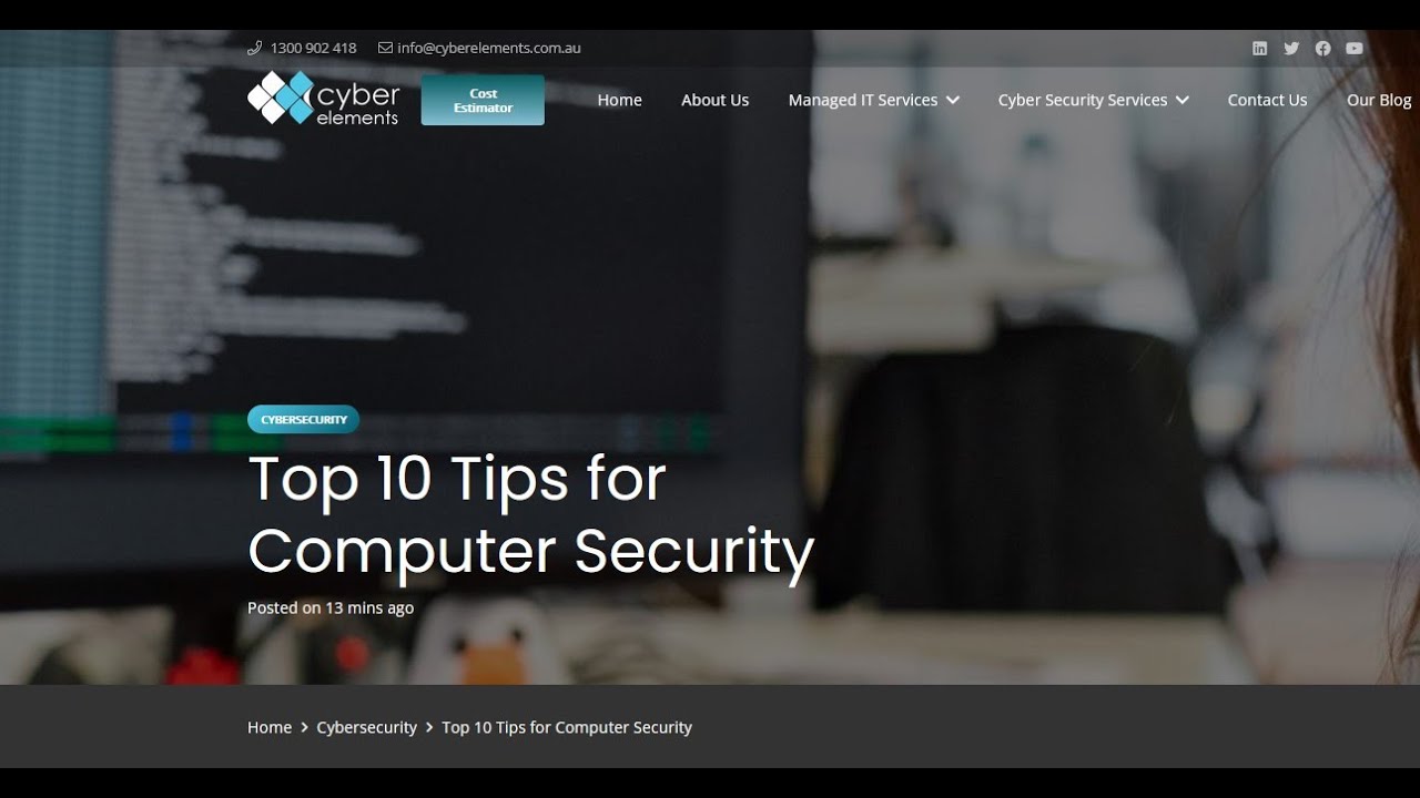 Top 10 Tips for Computer Security - YouTube