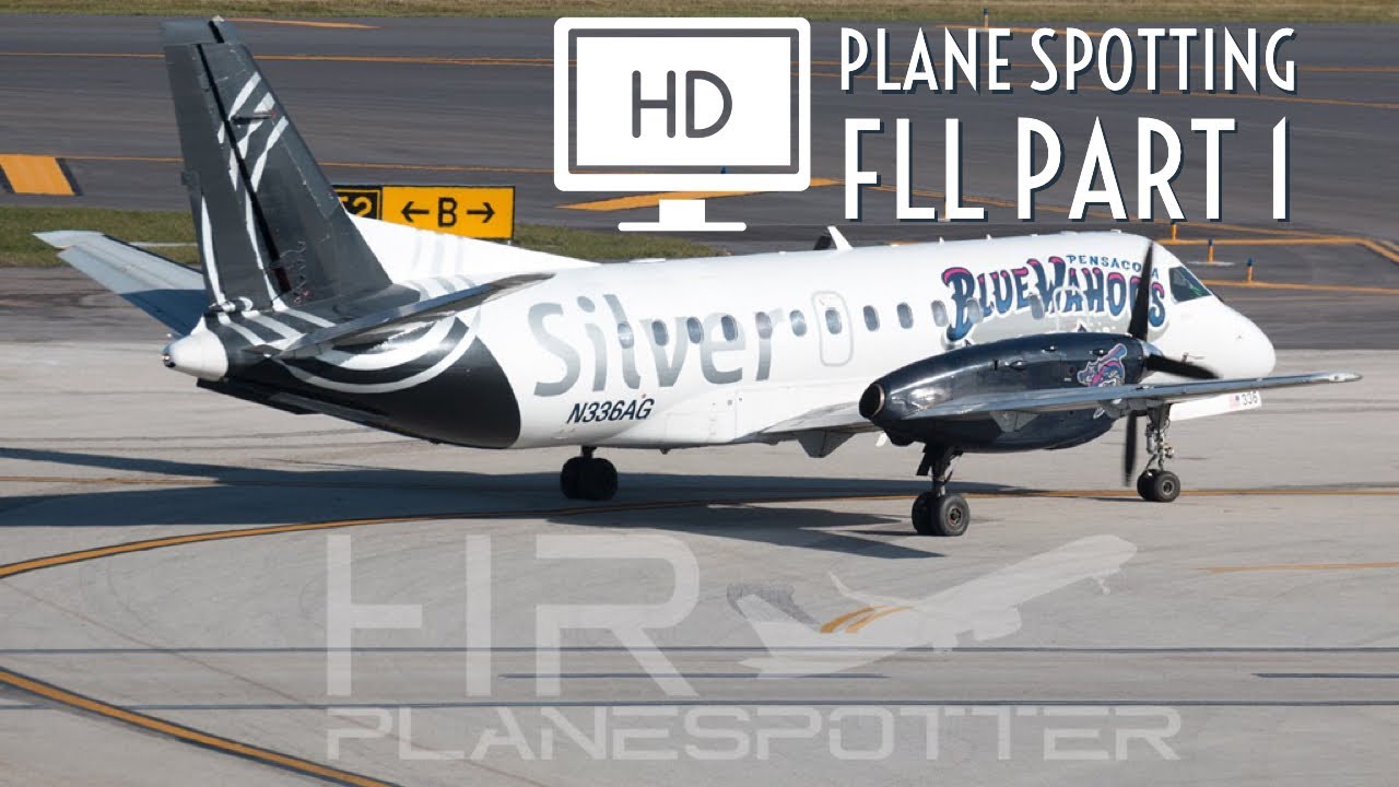 Plane Spotting Fort Lauderdale FLL KFLL Landing and Departures Runway ...