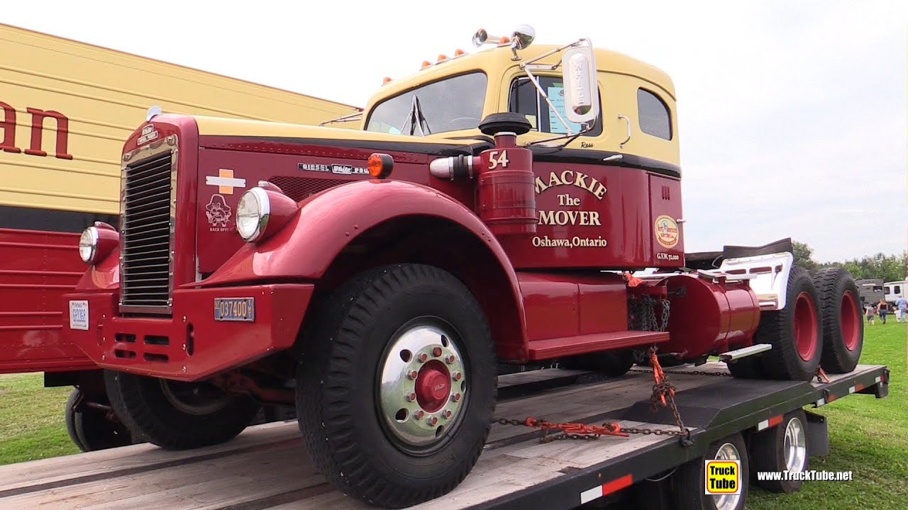 1954 White Diesel - Vintage Truck by Mackie Transportation - YouTube