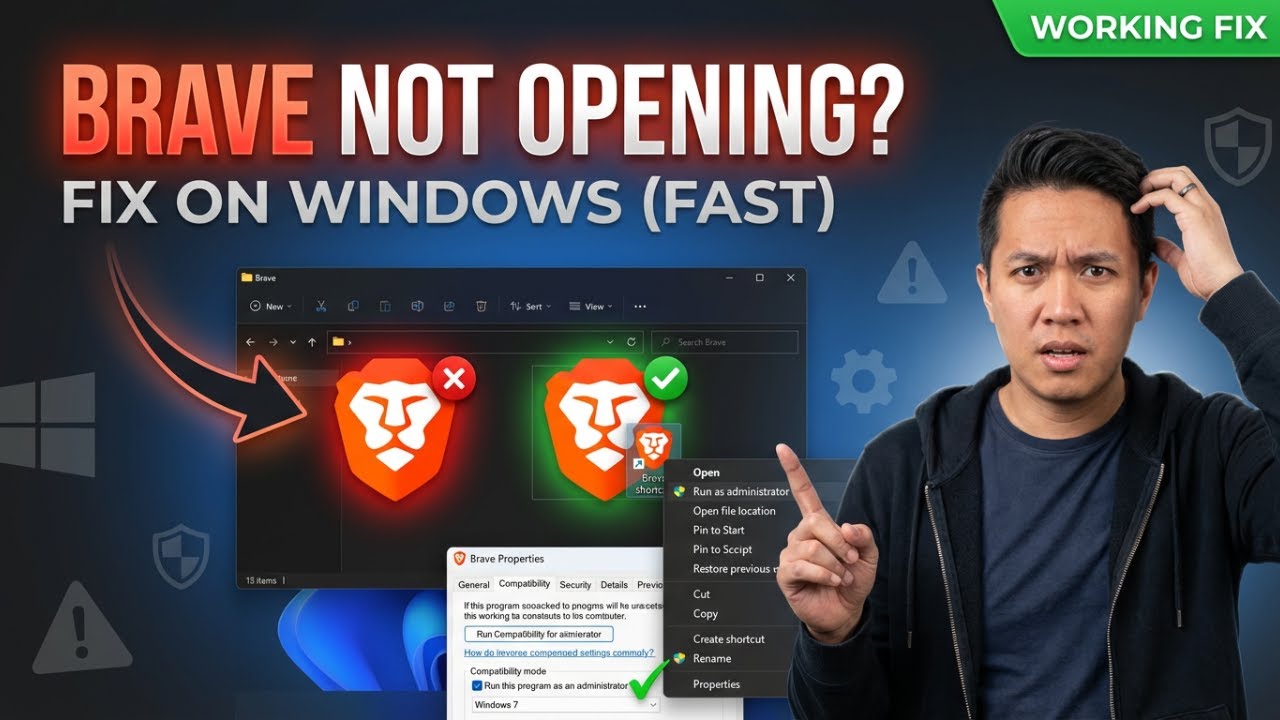 How to Fix Brave Browser Not Opening on Windows (Easy Step-by-Step ...