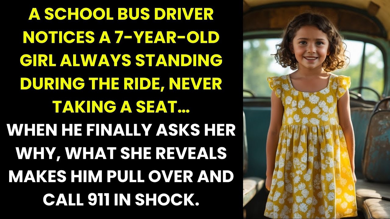 School Bus Driver Sees 7-Year-Old Girl Always Stands — What He ...