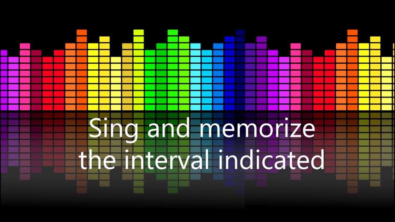 Musical Intervals: Sing, memorize and learn to identify intervals - YouTube