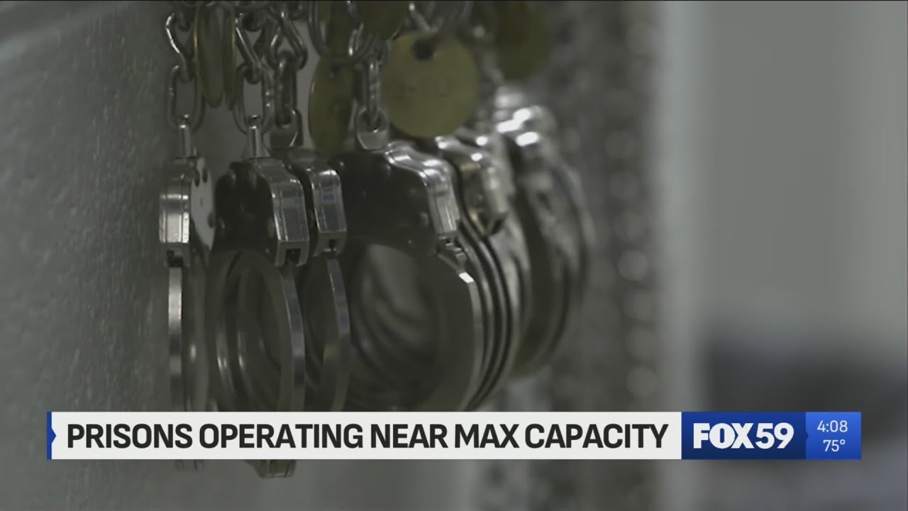Indiana prisons nearing maximum capacity - YouTube