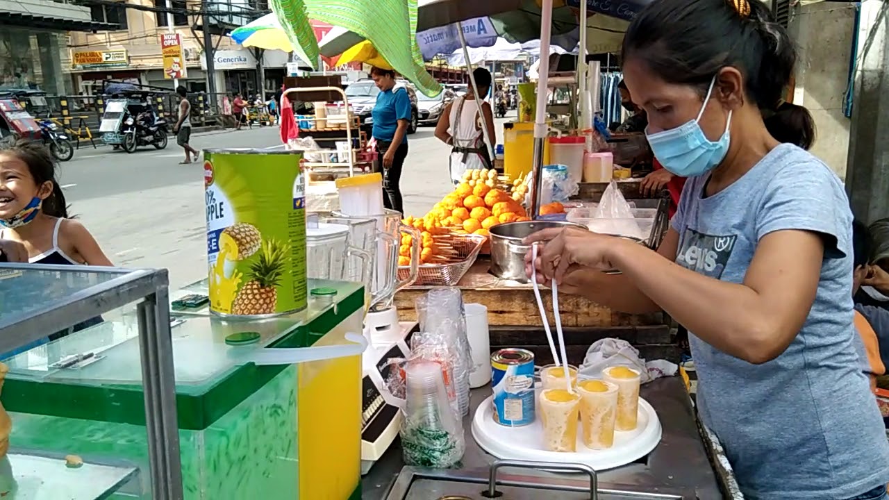 Manila street food shake palamig - YouTube