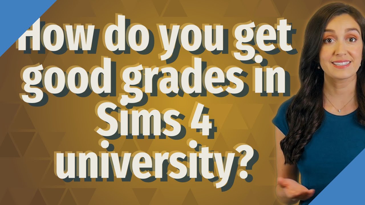 How do you get good grades in Sims 4 university? - YouTube