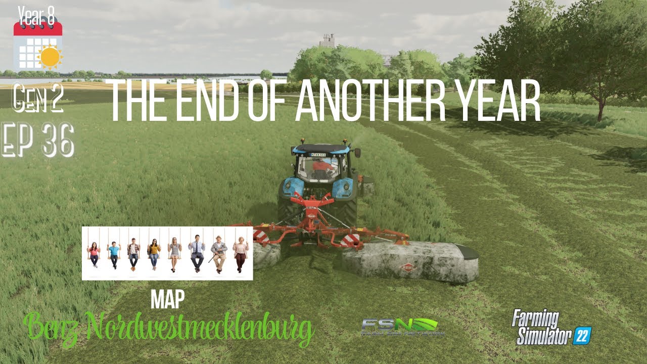 LAST MOWING OF YEAR 8 | GENERATIONAL FARMING FS22 - EP 75 - YouTube