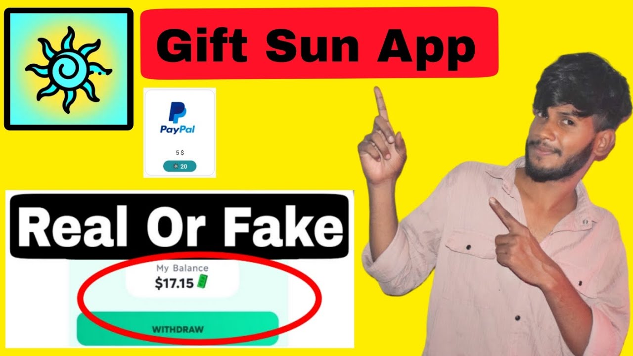 Gift Sun App | Gift Sun App Redeem code | Gift Sun App Payment proof ...
