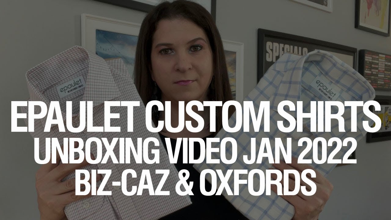 Custom Shirts Unboxing Jan '22 - YouTube