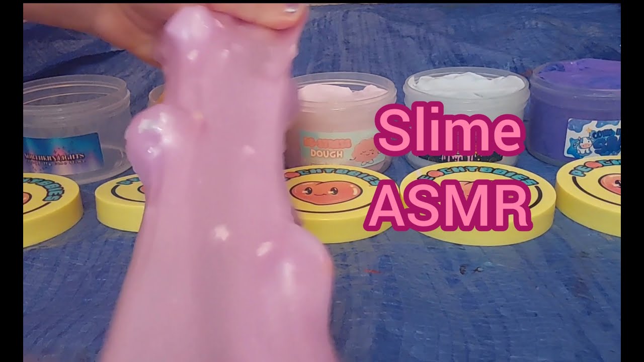 THE BEST SLIME ASMR FOR REALAXATION AND SLEEP || Slime ASMR with 5 ...