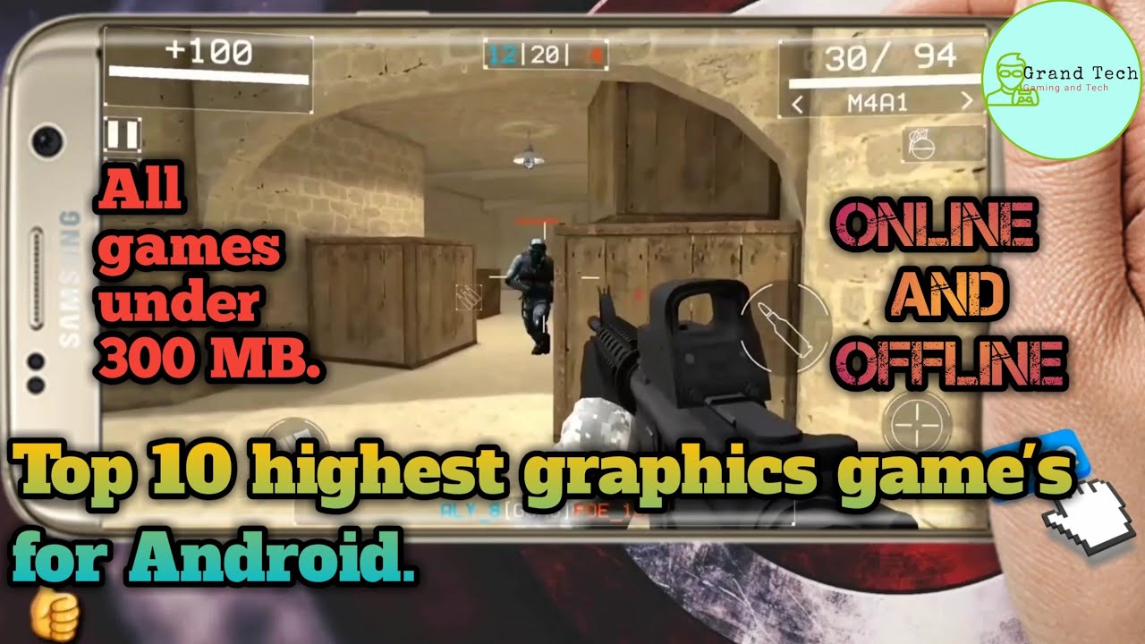 Top 10 highest graphic [FPS] game's for android under 300MB. - YouTube