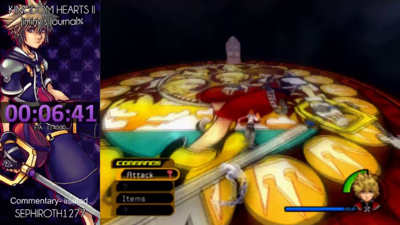 2017 Kingdom Hearts Marathon: KH2 Beginner Jiminy's Journal 100% in 11: ...