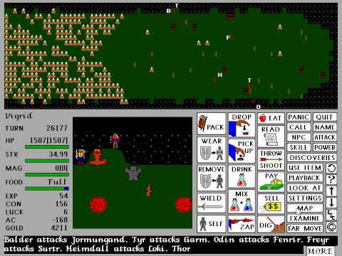 Gameplay Valhalla (Dos Game 1993): good ending - YouTube