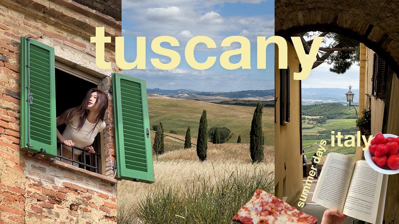 summer in tuscany 🍷🌳 I roadtrip ขับรถดูวิวทัสคานี่, เดินเล่นชมเมือง & ทำอาหารกินเอง🍕 - YouTube