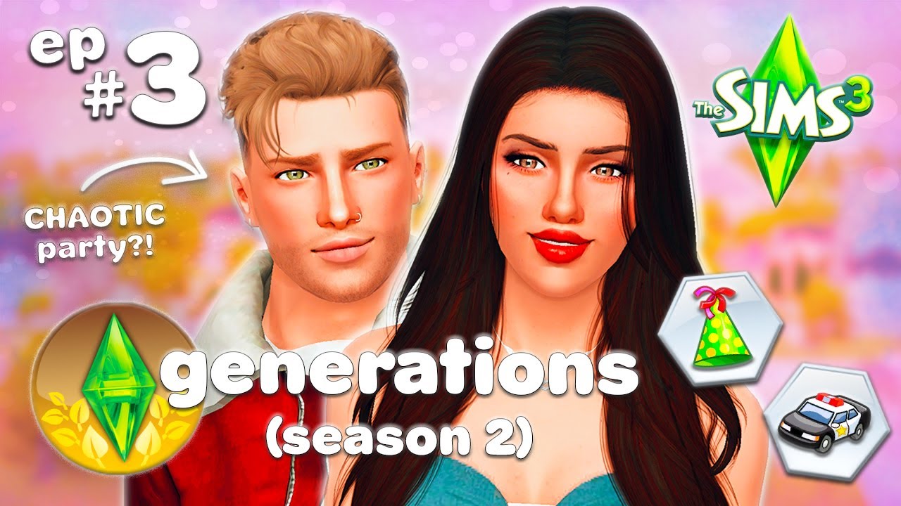 someone gets ARRESTED at our party?! 😱 | ep #3 | the sims 3 ...