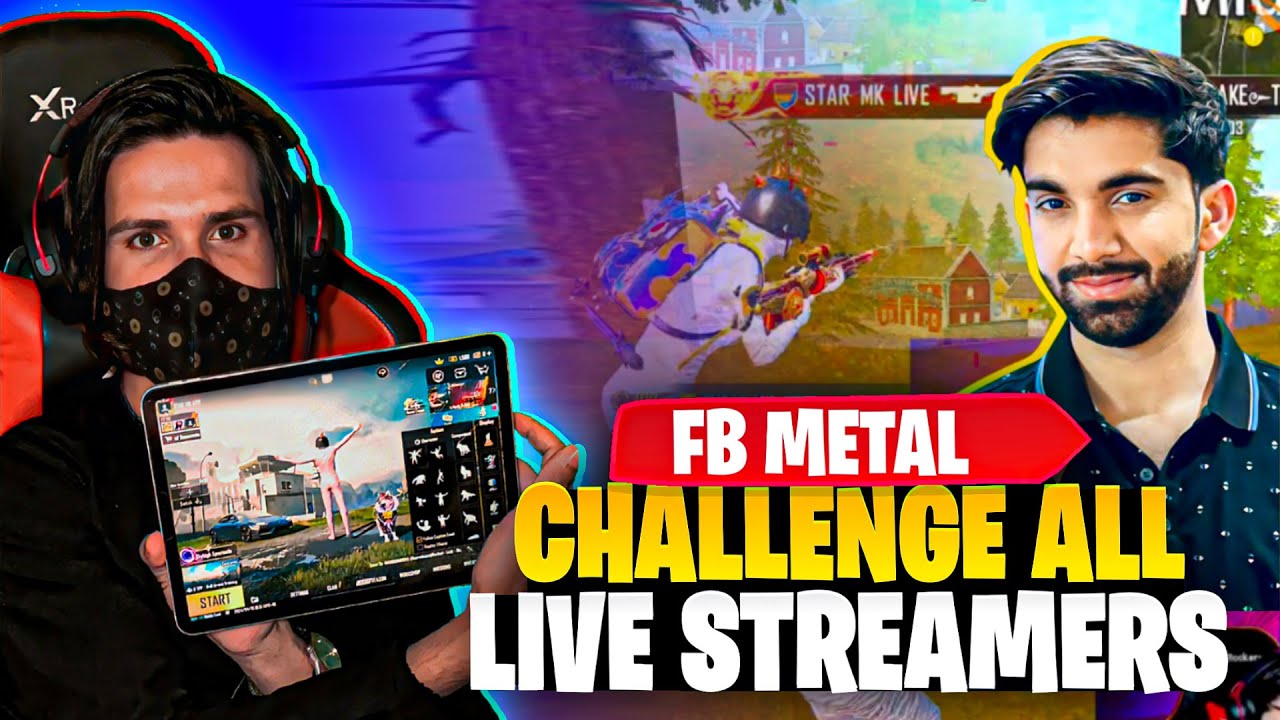Challenge complete😱👉 FB metal challenge all live streamer pubgmobile # ...