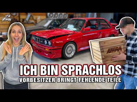 Vorbesitzer bringt fehlende Teile für den BMW E30 M3 😱 | Lisa Yasmin