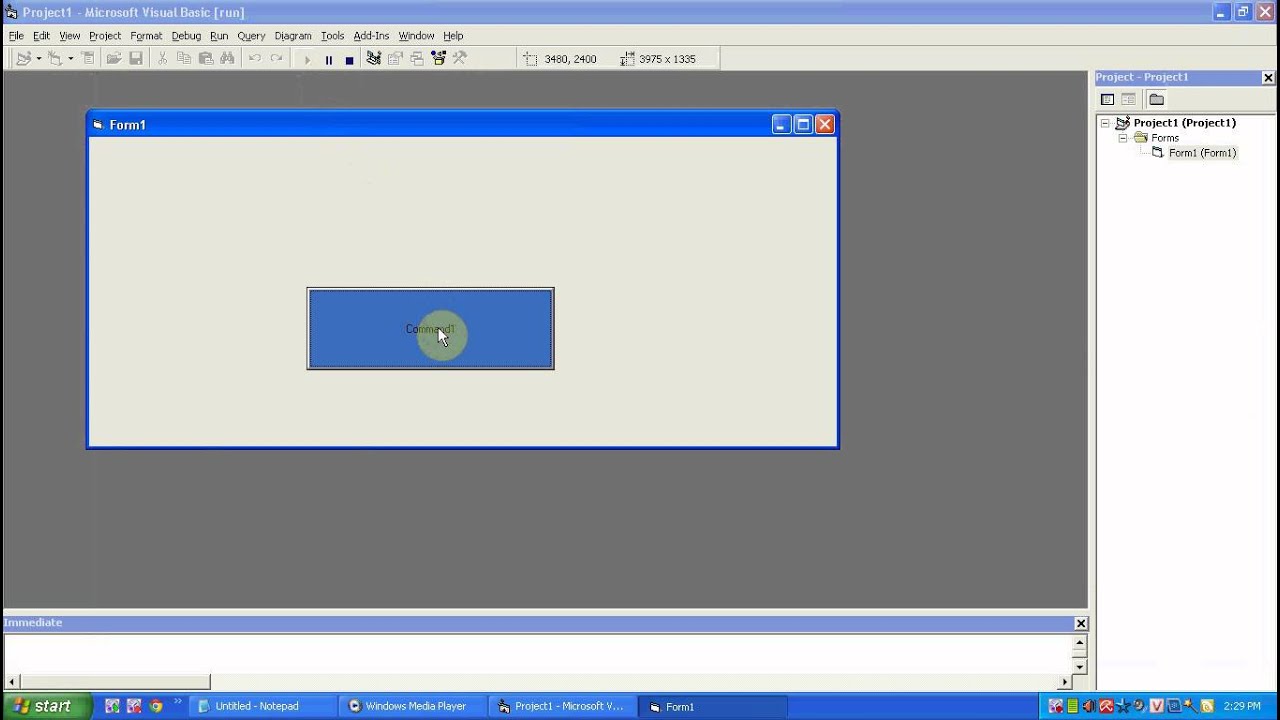 Hướng dẫn tạo Button màu trong vb6 - YouTube