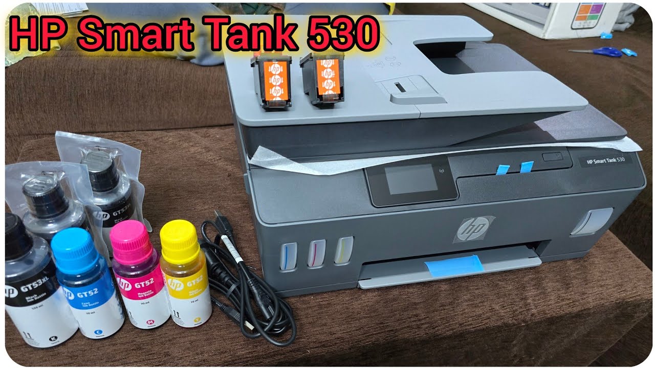 HP Smart Tank 530 Setup & Review | Best Ink Tank Printer for Home ...