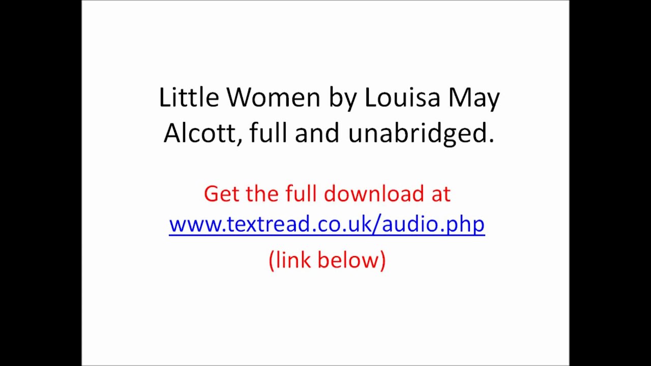 Little Women, Chapter 5, Part 1 - YouTube