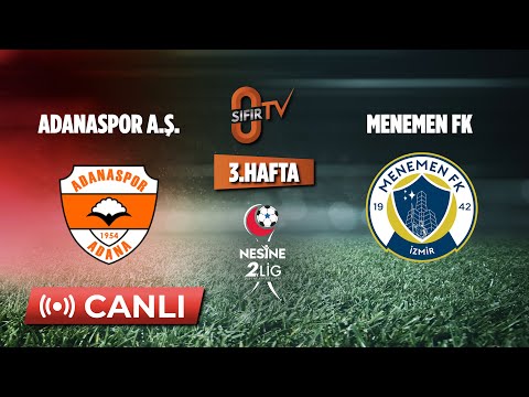 ADANASPOR A.Ş. - MENEMEN FUTBOL KULÜBÜ ( 2.LİG KIRMIZI GRUP 07.09.2025)
