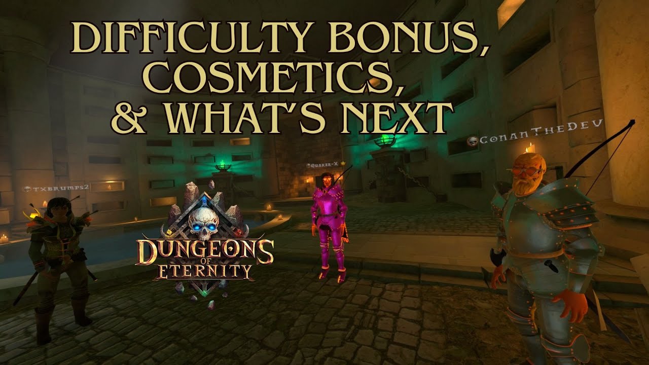 Dev Discussions Episode 5 | Difficulty Bonus, Cosmetics, & What's Next | Dungeons of Eternity ...