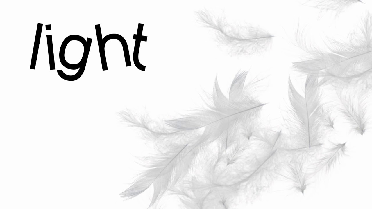 English Word: Light - YouTube