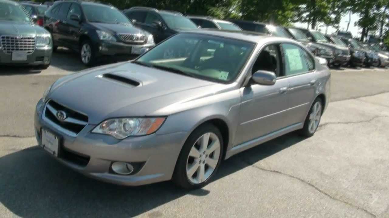 2008 Subaru Legacy 2.5 Turbo Boxer GT Sedan - YouTube