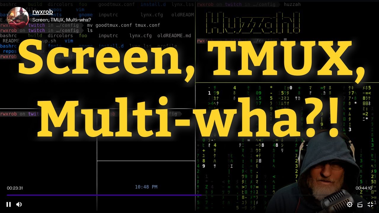 Screen, TMUX, Multi-wha? - YouTube