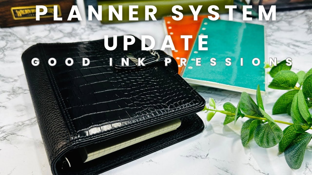 New Planner System Update|Good Ink Pressions Review #ink #stationery # ...