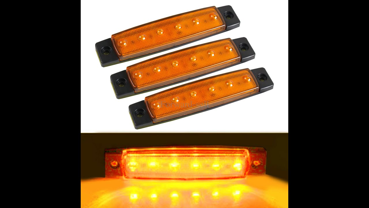 led marker lights product review - YouTube