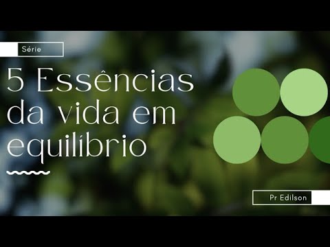 Culto - 07/01/2024 - "5 essências da vida em equilíbrio" - YouTube