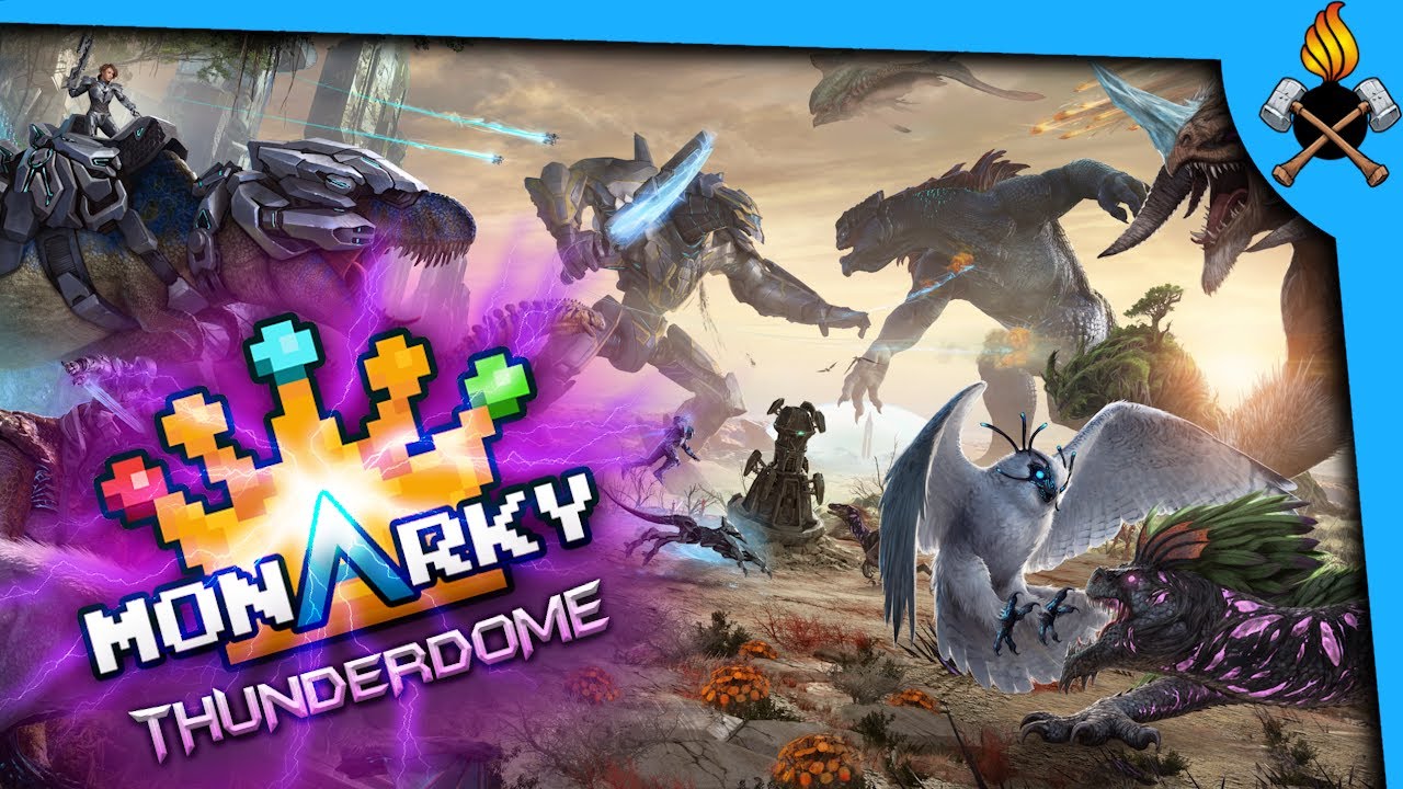 Monarky: THUNDERDOME! [ARK: Survival Ascended: Getting Started pt 2] - YouTube