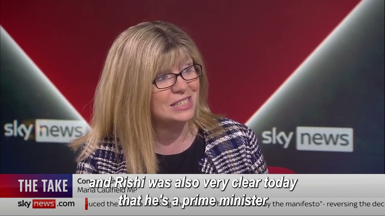 Interview on 'The Take with Sophy Ridge' Sky News 26th October 2022 ...