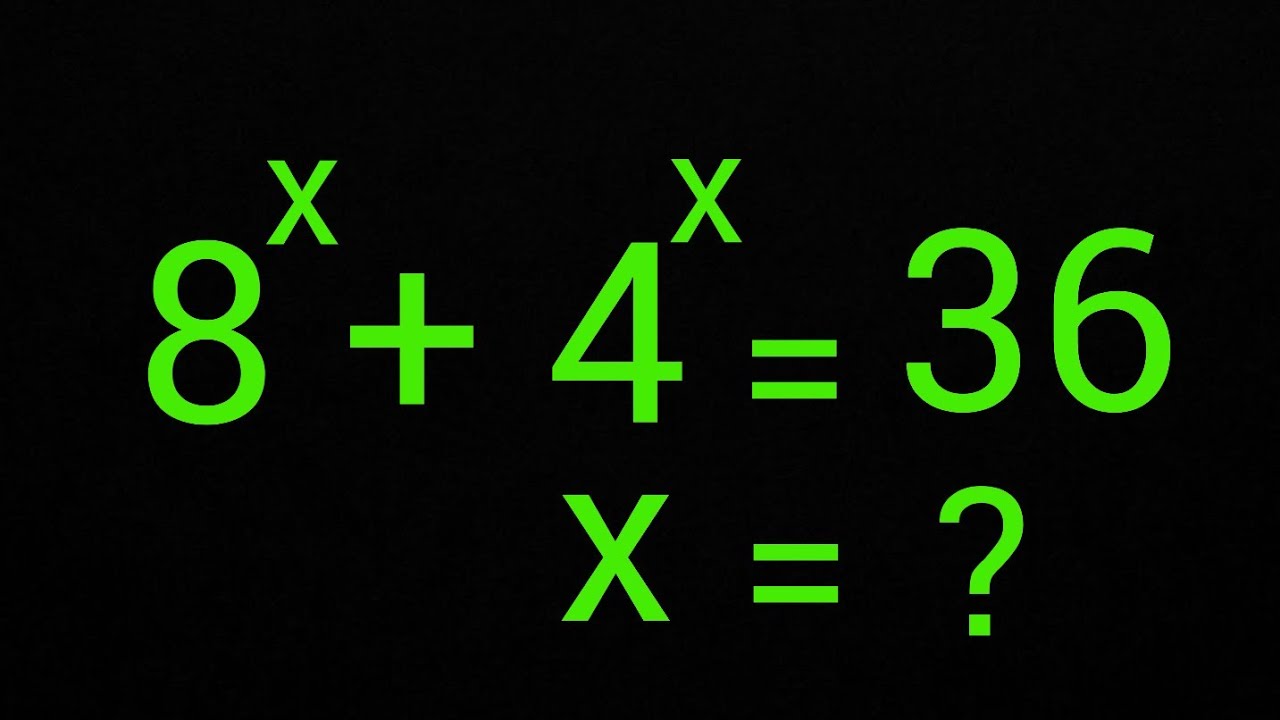 German | Nice Exponential Math | Olympiad Mathematics | Simple and ...