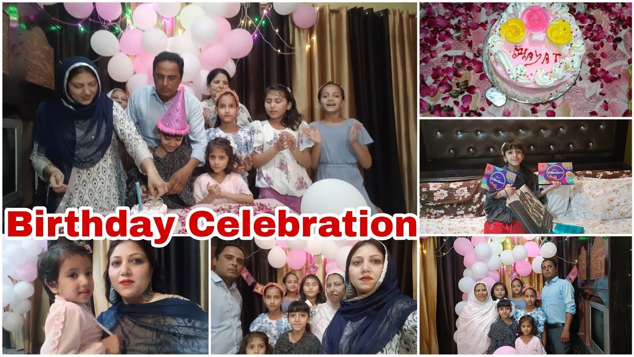 BIRTHDAY CELEBRATION OF HAYAT🥳 | Saba Siddiqui | Bareilly Vlogs - YouTube