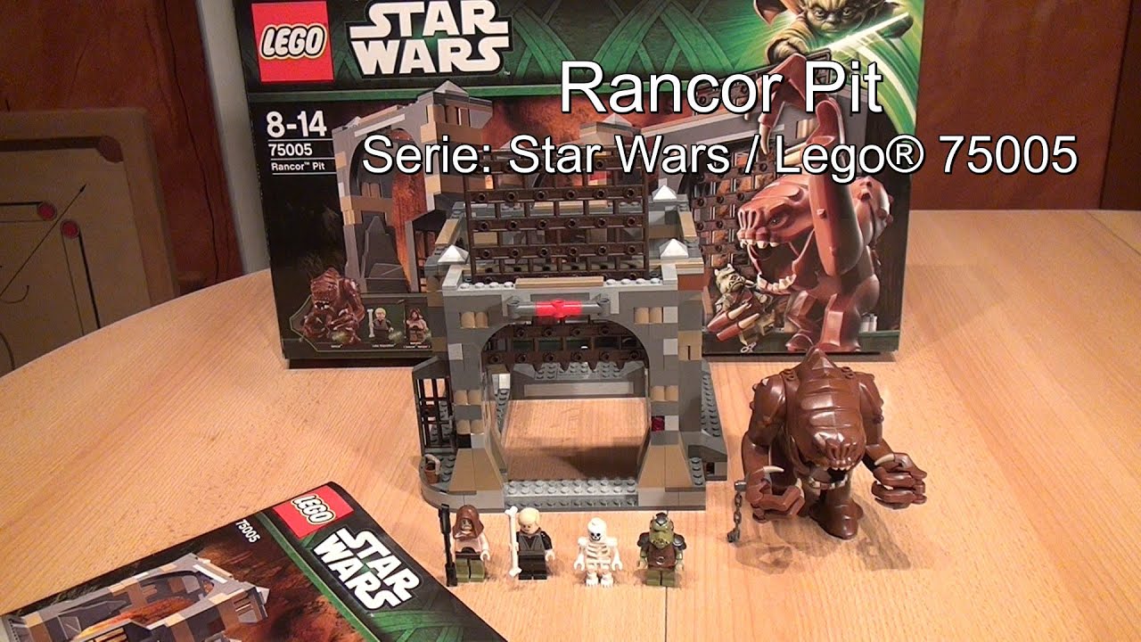 Test Rancor Pit (Lego Set 75005 Star Wars) - YouTube
