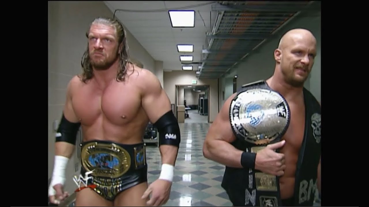 Stone Cold Steve Austin & Triple H Entrances as WWF & Intercontinental ...
