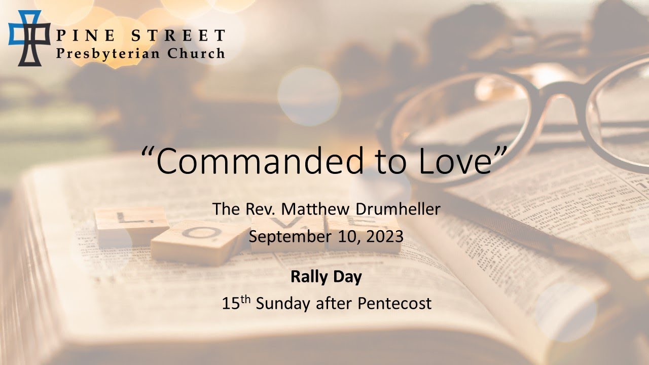 "Commanded to Love" - YouTube