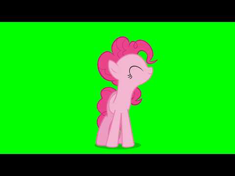 Pinkie Pie Dance - Animation(Green Screen 4K)