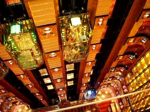 The Dream Atrium aboard the Carnival Dream Cruise Ship. - YouTube