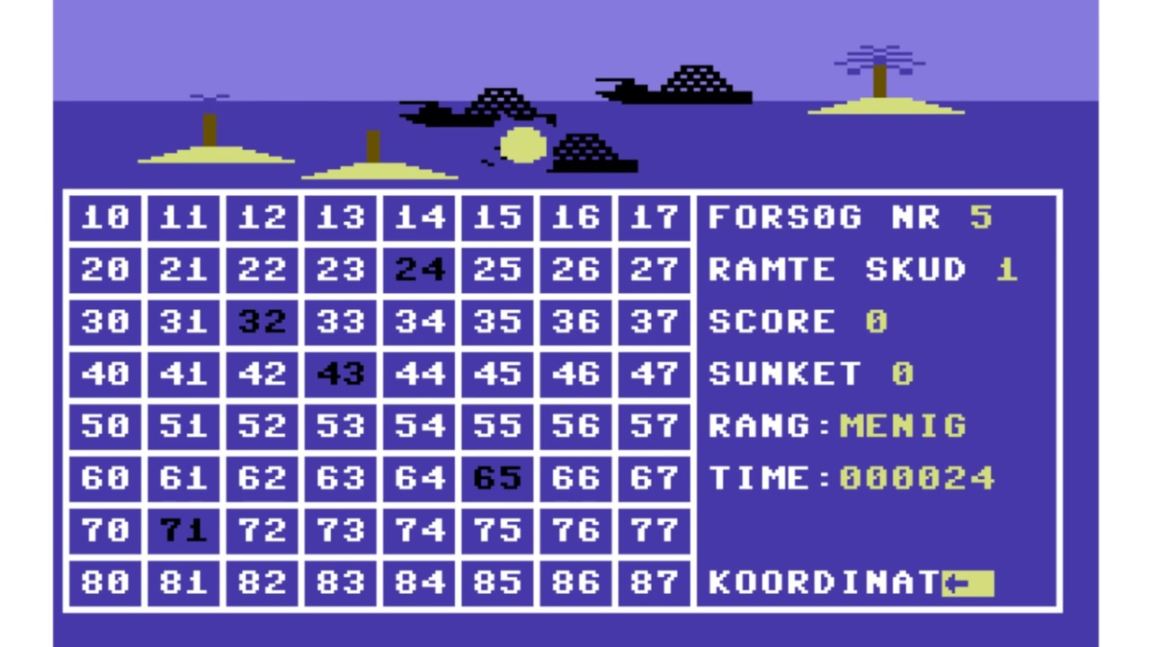 C64 Game: Sea Battle - YouTube