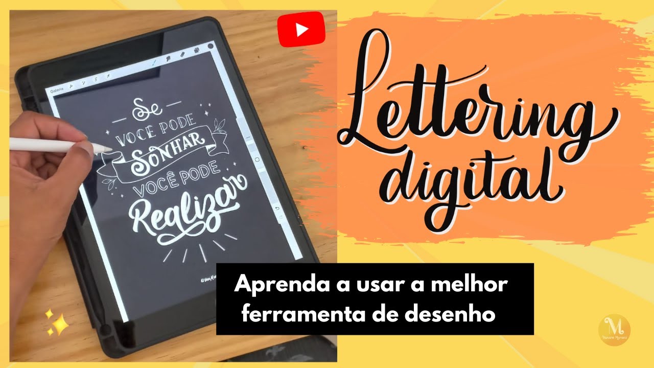 APRENDA A USAR A MELHOR FERRAMENTA PARA LETTERING DIGITAL - Parte 1 ...