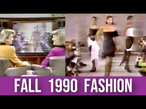 New York Fashion, Fall 1990 - YouTube