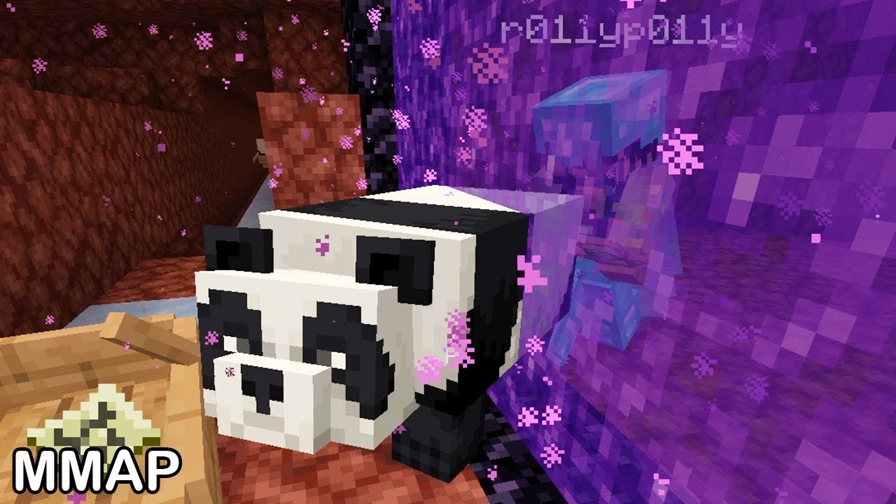 Minecraft: Panda's in the Nether. What could go wrong? (1152) - YouTube