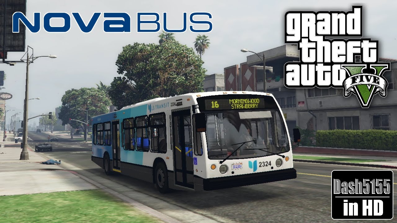 Vehicle Showcase: NovaBus LFS Gen II - Grand Theft Auto V - YouTube
