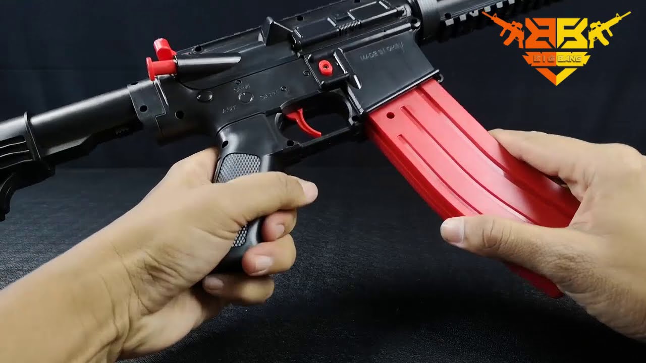 [ BRO1224 ] Senapan Mainan M16 Peluru Busa Soft Bullet Tembak Tembakan ...