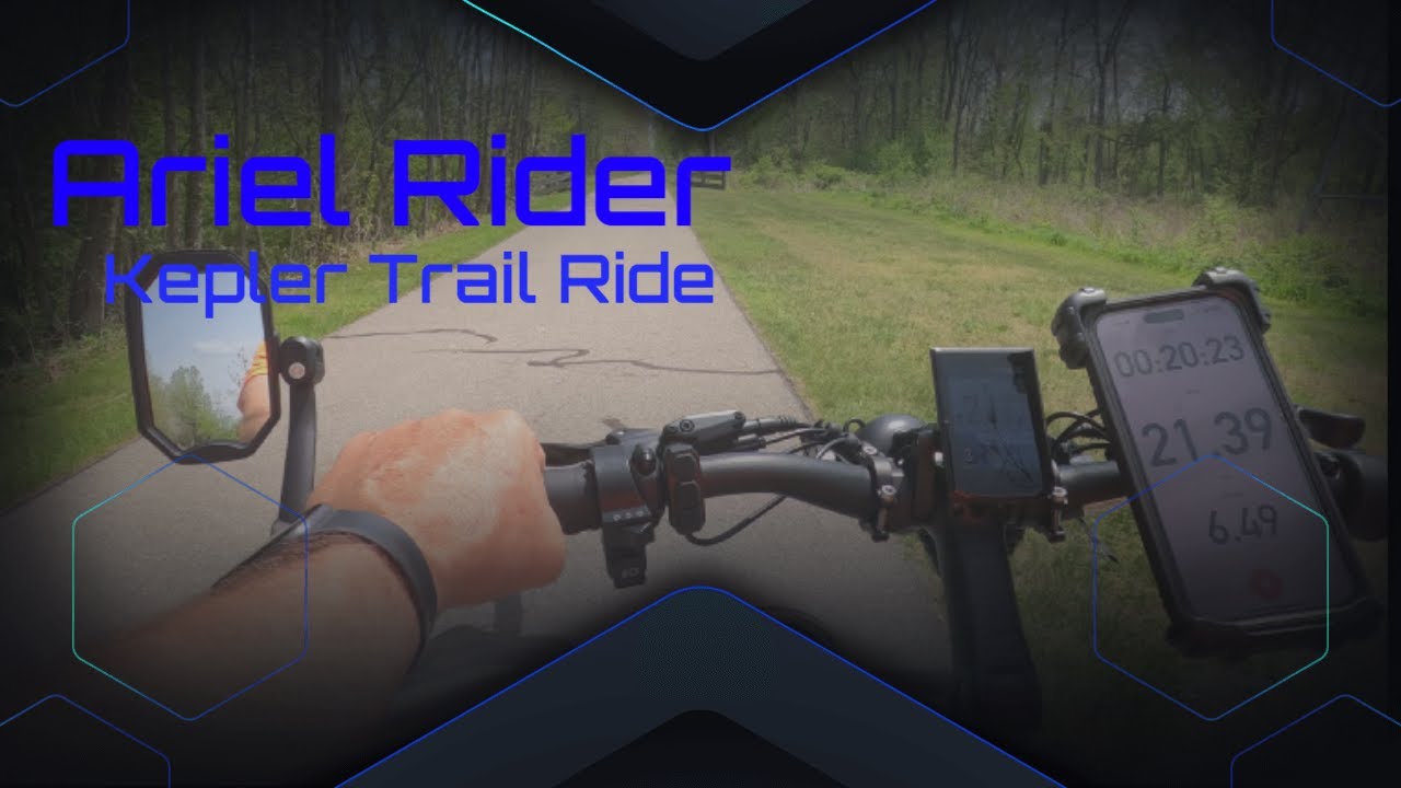 Ariel Rider Kepler Trail ride!! - YouTube