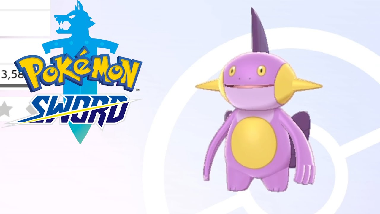 Shiny Marshtomp in Sword (Phase 7 for Zygarde) - YouTube